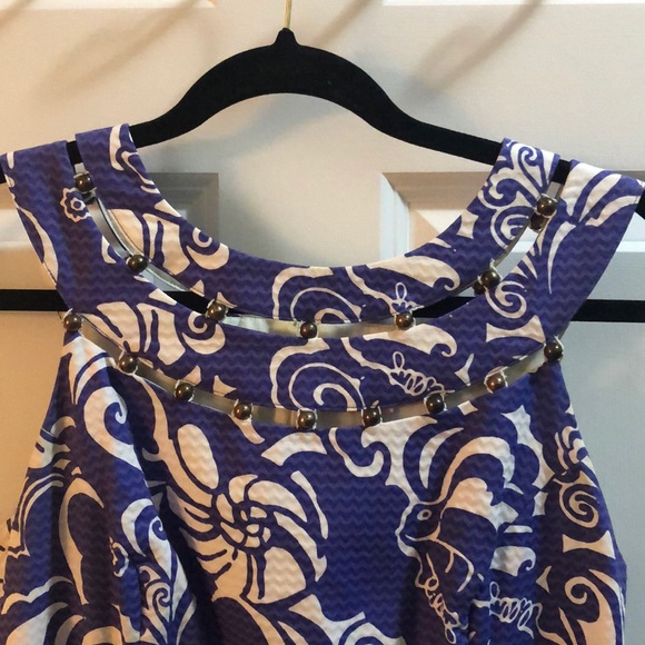 Vera Bradley | Dresses | Vera Bradley Purple Seashell Dress | Poshmark